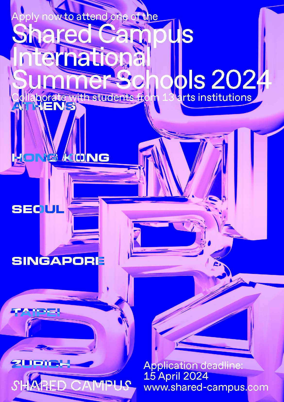 CALL FOR APPLICATION: Shared Campus Summer Schools 2024 - Shared Campus